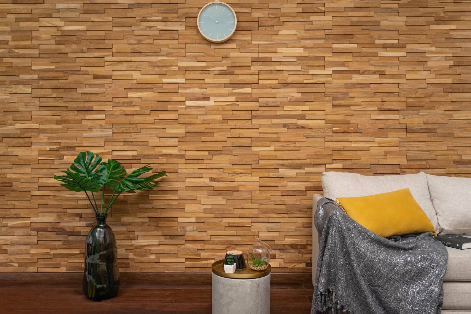 Woody Walls 3D Wall Panels | Wood Planks Are Made From Teak | Each Wood ...