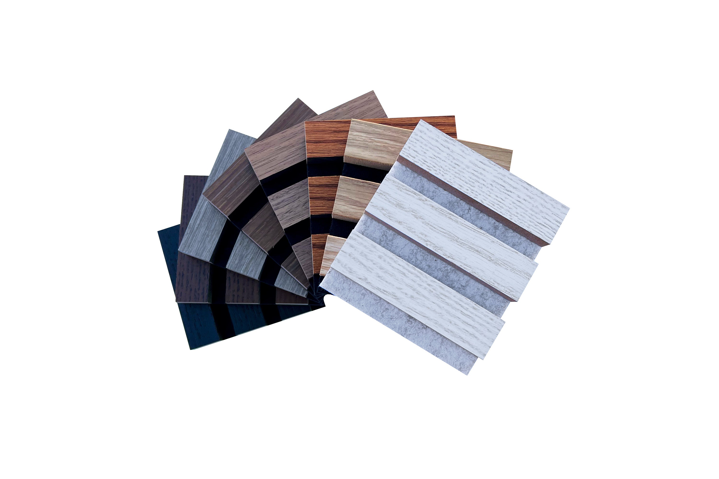 Woody Walls Acoustic Wood Samples | Set of 8 Wood Slat Samples | DIY ...