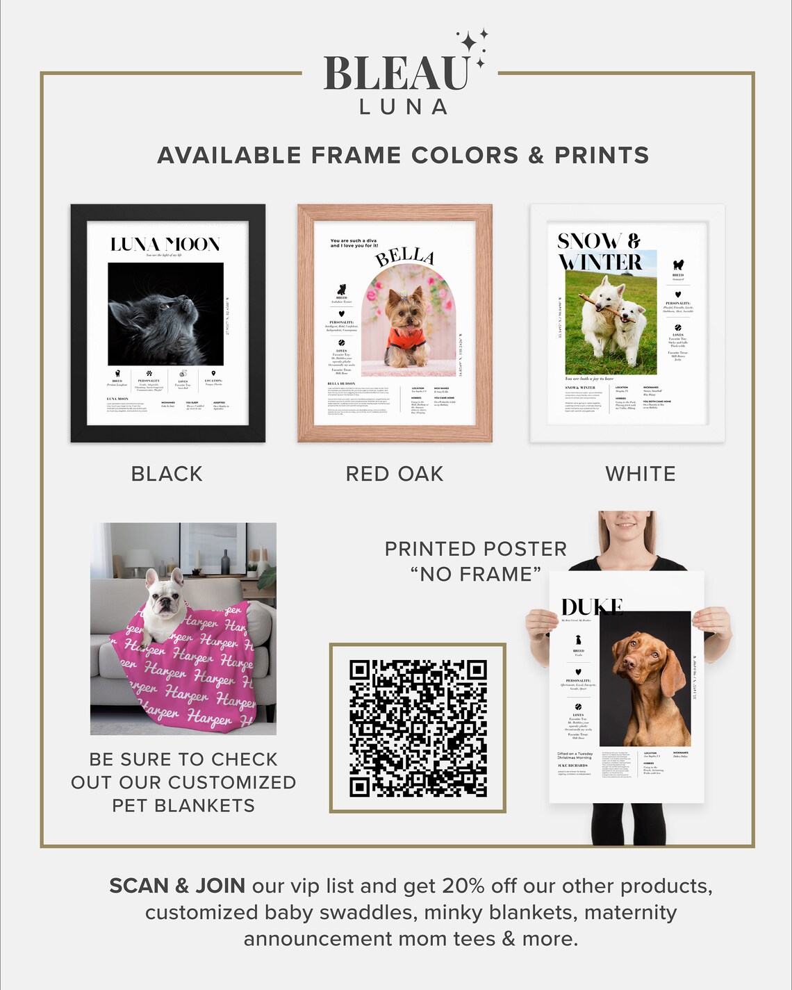 Custom Pet, Personalized Pet Portraits, and Pet Memorial Prints for Dog ...