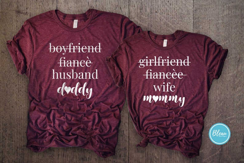Girlfriend Fiance Wife Mommy Mommy Shirt Baby Shower Gift Gender
