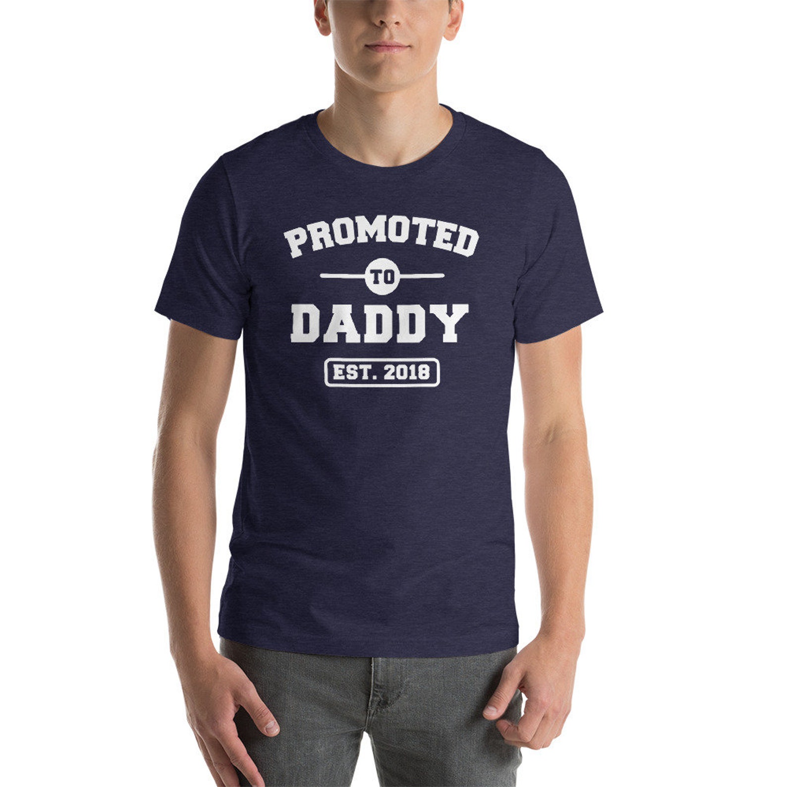 Promoted to Daddy 2018 New Dad New Dad Future Dad New | Etsy