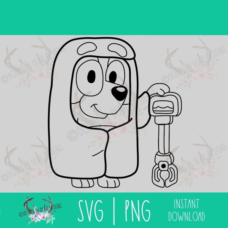 Bluey Inspired Bingo Granny SVG/PNG Instant Download - Etsy