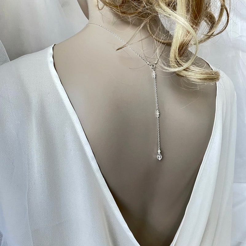 Low Back Necklace - Etsy