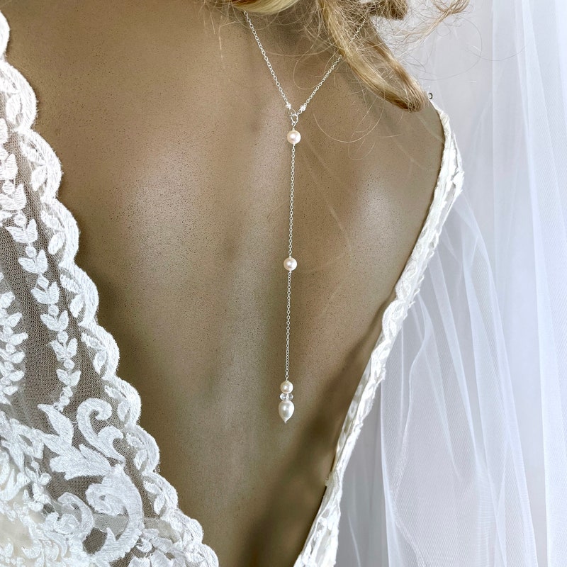 Low Back Necklace - Etsy