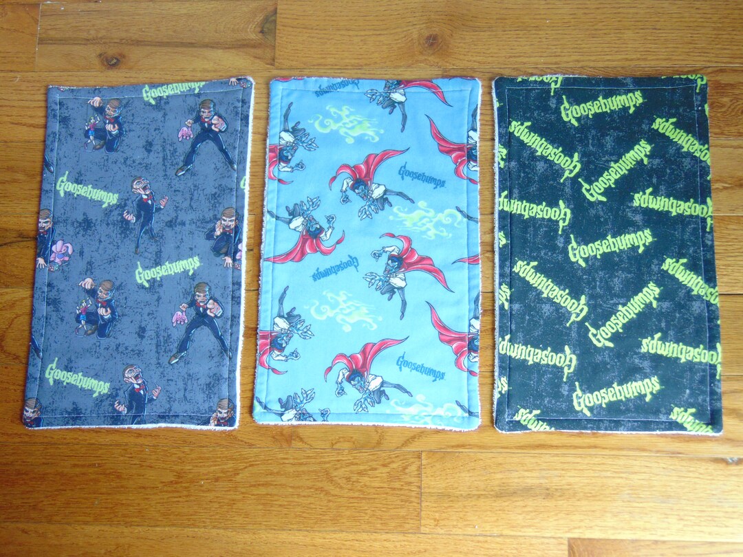 Set of 3 Goosebumps Burp Cloths - Baby Boy - Baby Shower Gift - Etsy