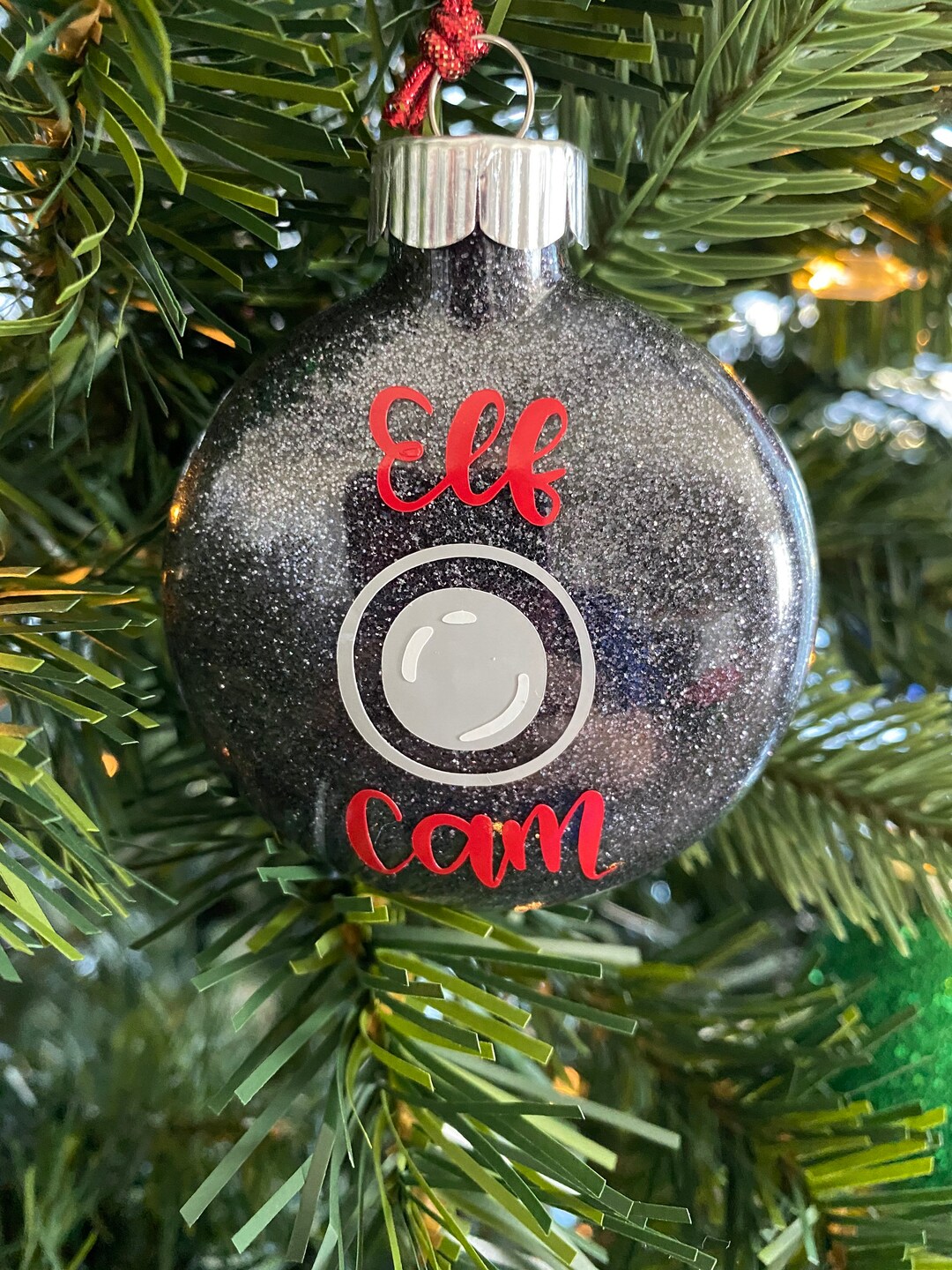 Elf Cam Christmas Ornament, Kids Christmas Tree Ornament, Naughty or ...