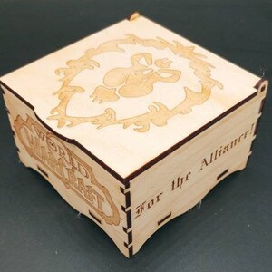 World of Warcraft Themed Boxes, Laser Cut and Engraved on Wood - Etsy