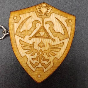 The Legend of Zelda Themed Keychains Laser Cut and Engraved - Etsy