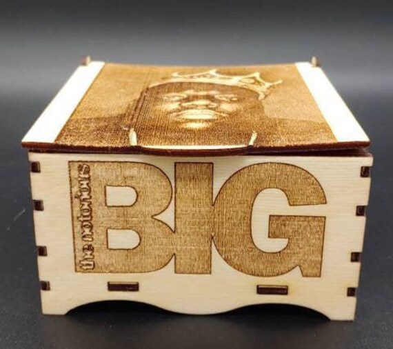 Laser Cut and Engraved on Wood The Notorious BIG Themed Stash Boxes ...