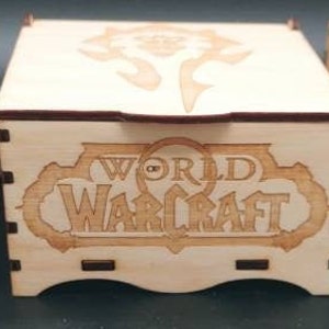 World of Warcraft Themed Boxes, Laser Cut and Engraved on Wood - Etsy