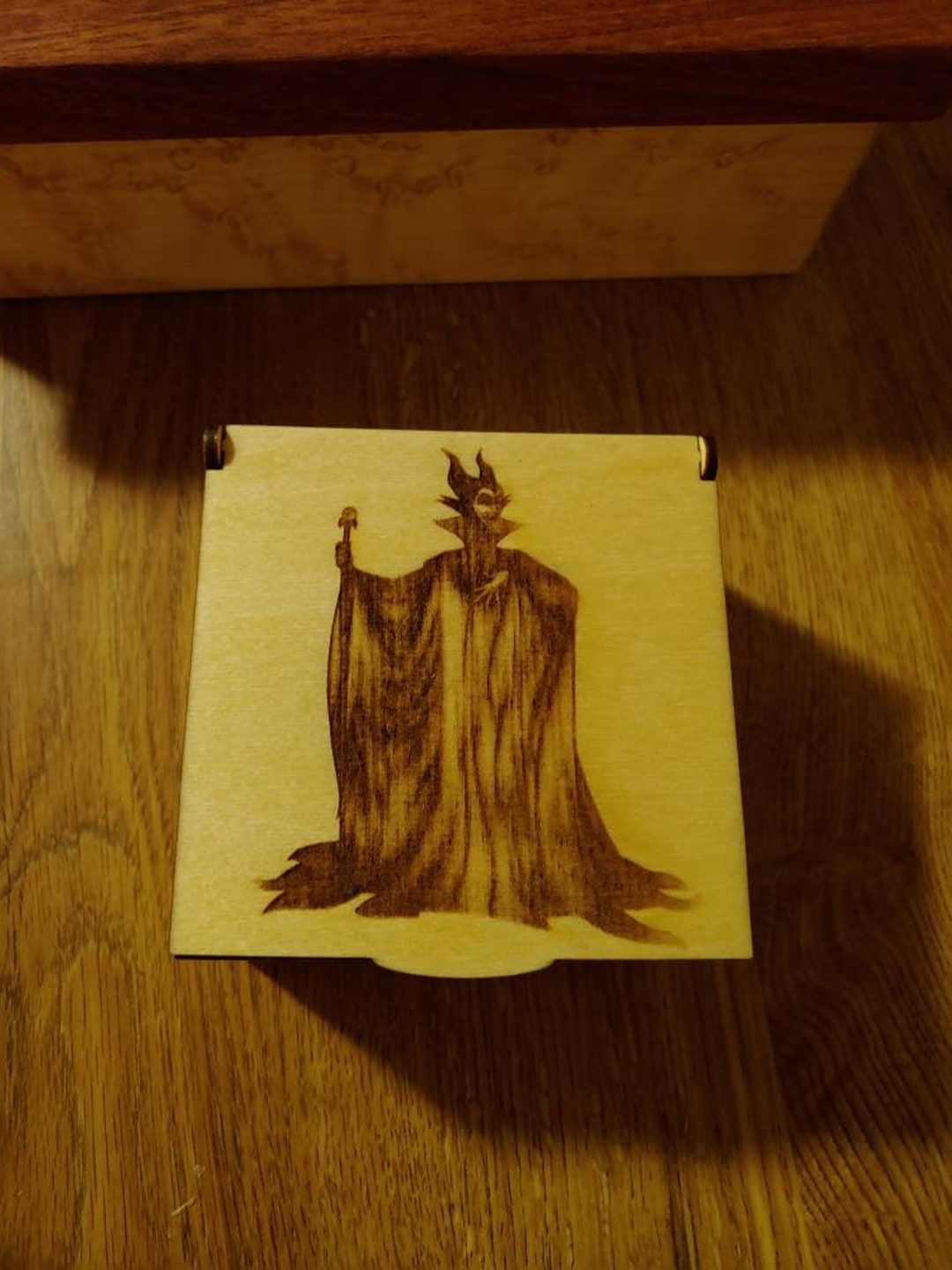 Maleficent Themed Boxes, Laser Cut and Engraved on Wood - Etsy