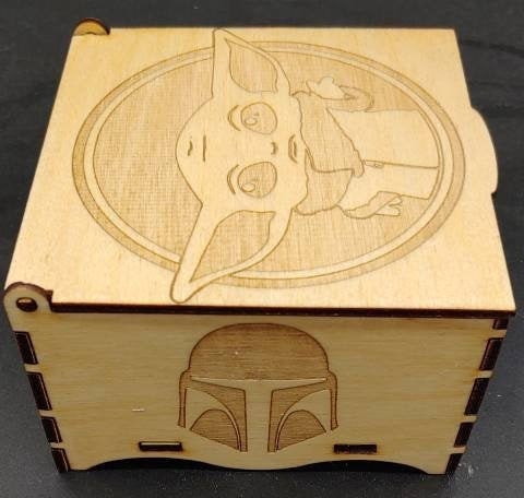 Star Wars Themed Boxes Laser Cut and Engraved on Wood - Etsy Ireland