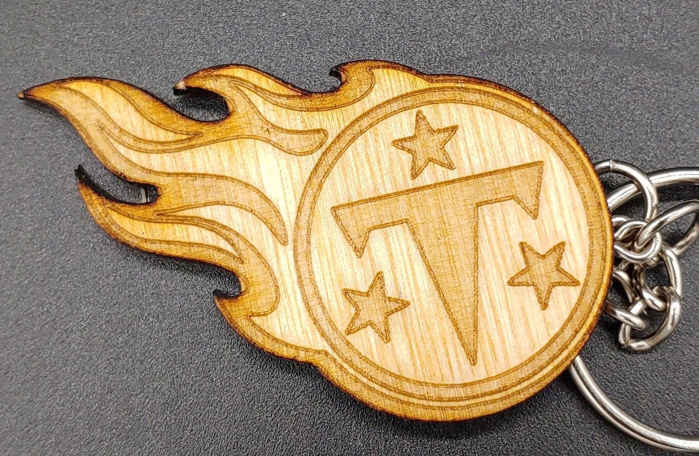 NFL AFC South Team Logo Keychains Laser Cut and Engraved on | Etsy