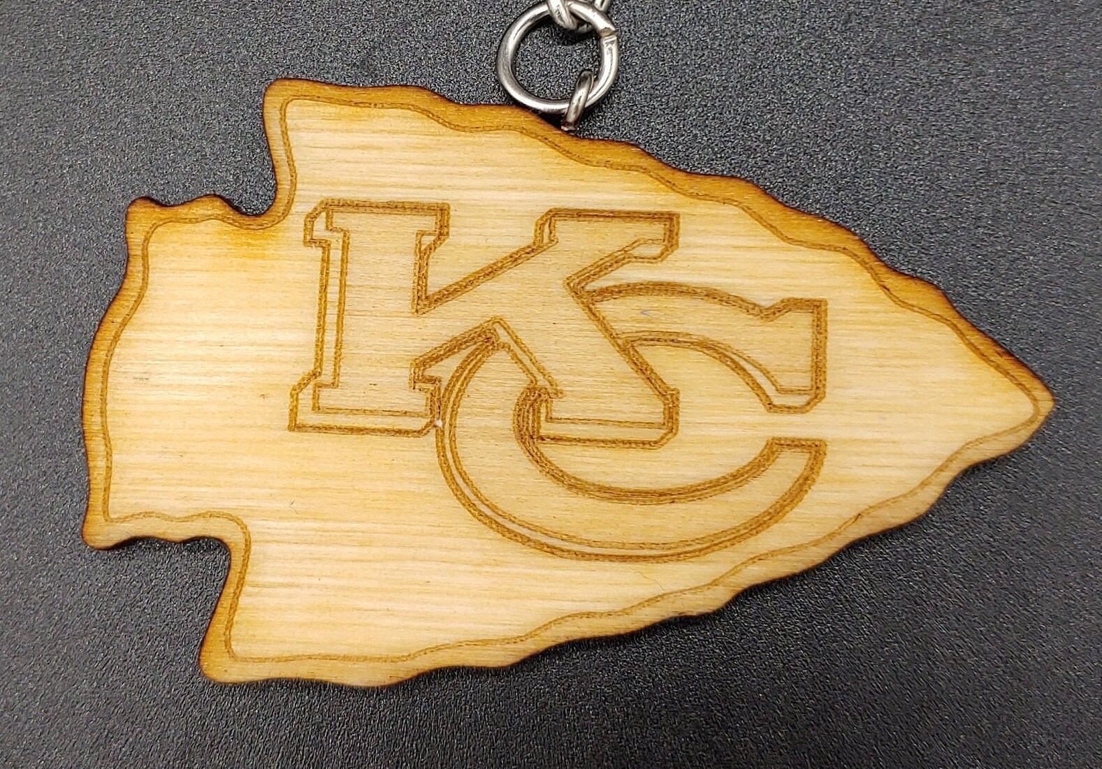 NFL AFC West Team Logo Keychains Laser Cut and Engraved on - Etsy