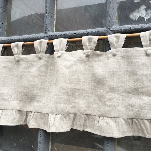 Linen Valance - Etsy