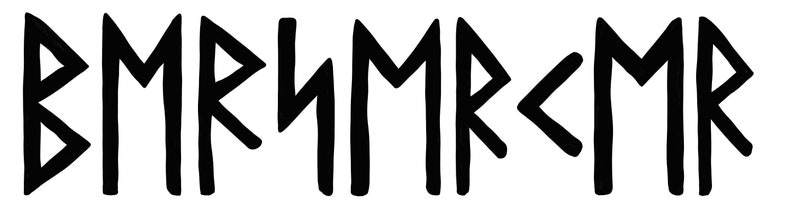 Berserker runes Vinyl Sticker - Etsy