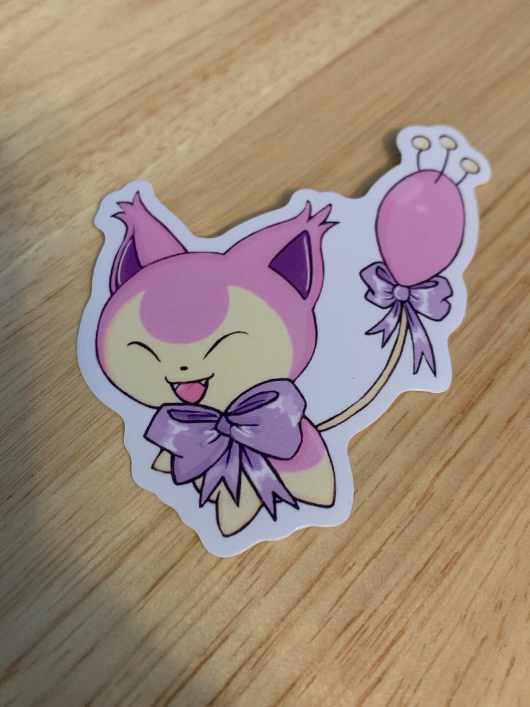 Vinyl Pokémon Skitty Kawaii Cute Sticker - Etsy