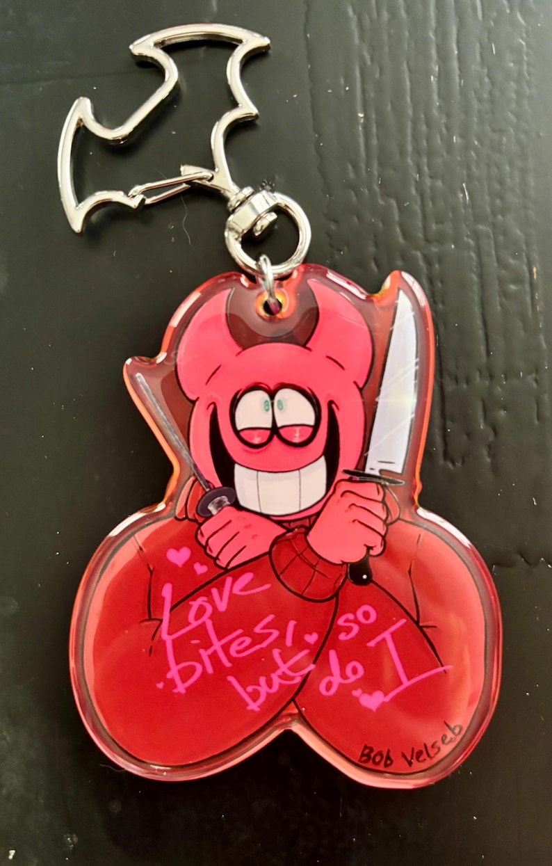 3” Inch Spooky Month Bob Velseb Keychain - Etsy