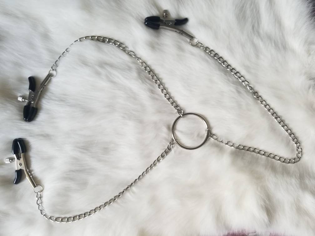 Mature Triple Nipple Clamp Set Sex Toy For Submissive Erotic Body Jewelry Bdsm 3 Nipples