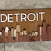 Detroit City Skyline Multilayer Acrylic Sign - Michigan Gift, Detroit ...