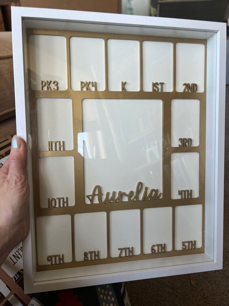 Custom PK1, PK2 or PK3, PK4-12 Photo Frame for Children - K Through ...