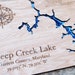 Brantingham Lake 3D Wood Topographic Map in Lewis County, New York ...