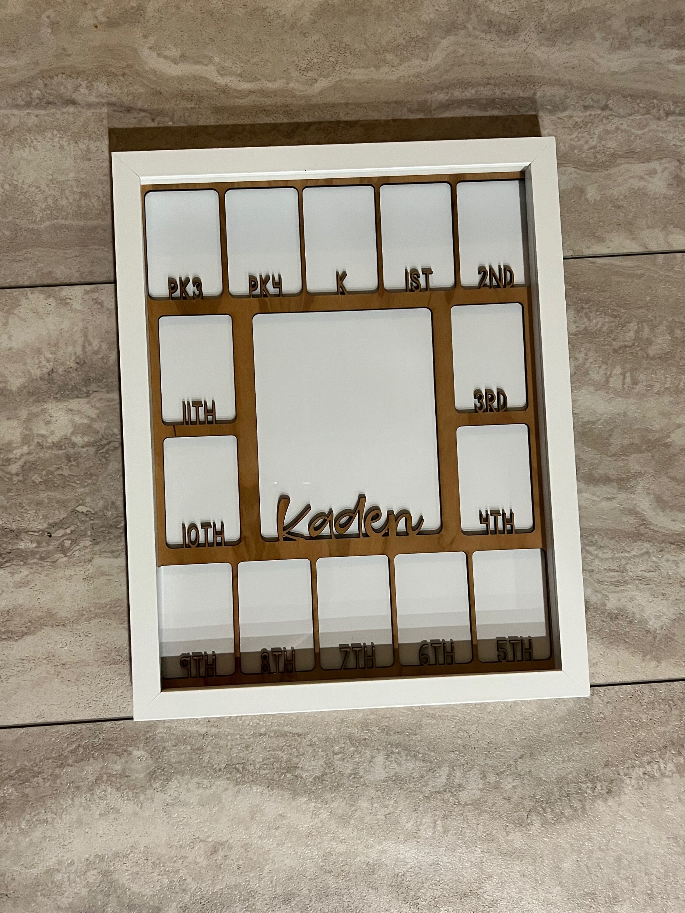 Custom PK1, PK2 or PK3, PK4-12 Photo Frame for Children - K Through ...