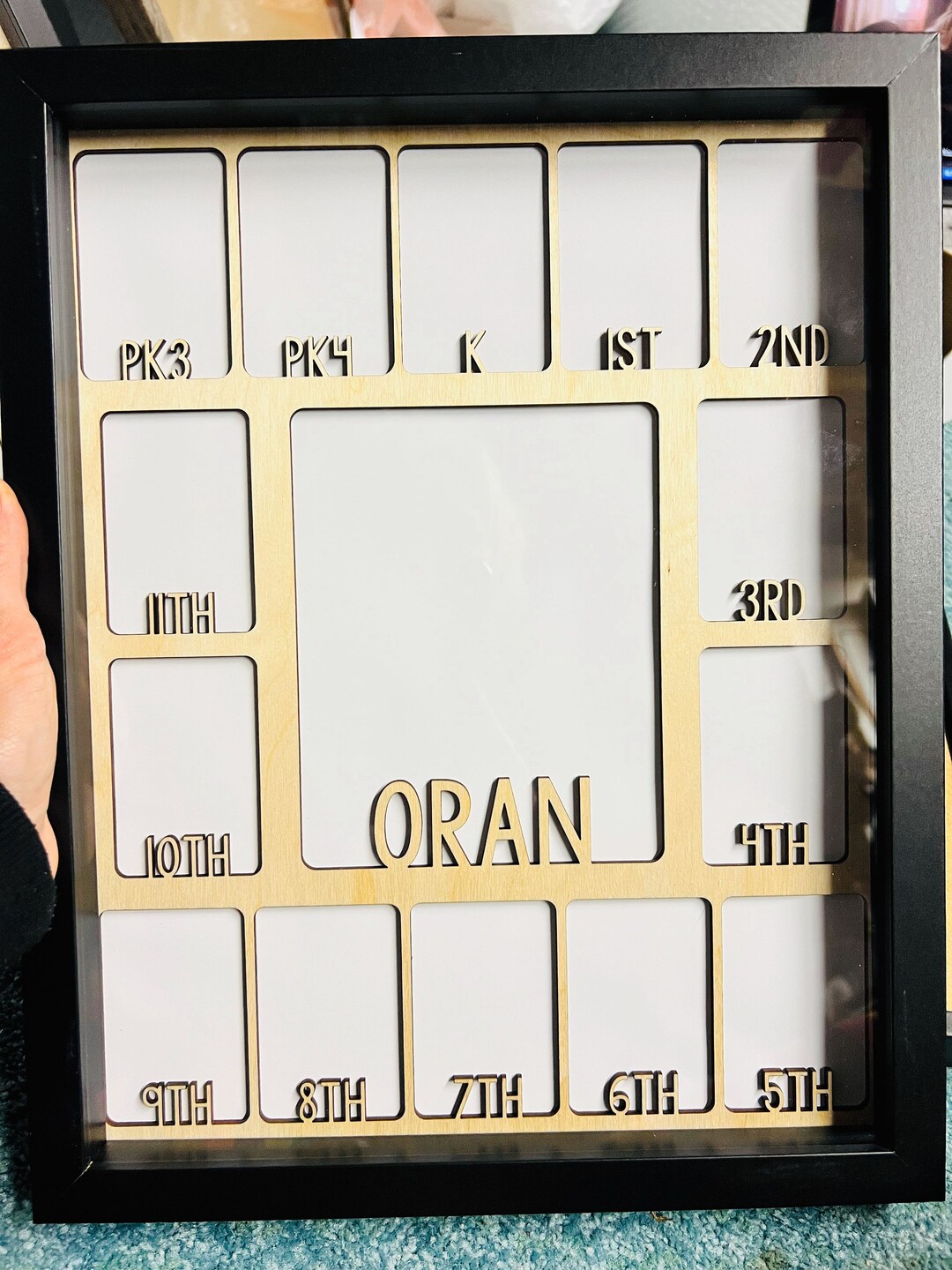 Custom PK1, PK2 or PK3, PK4-12 Photo Frame for Children - K Through ...