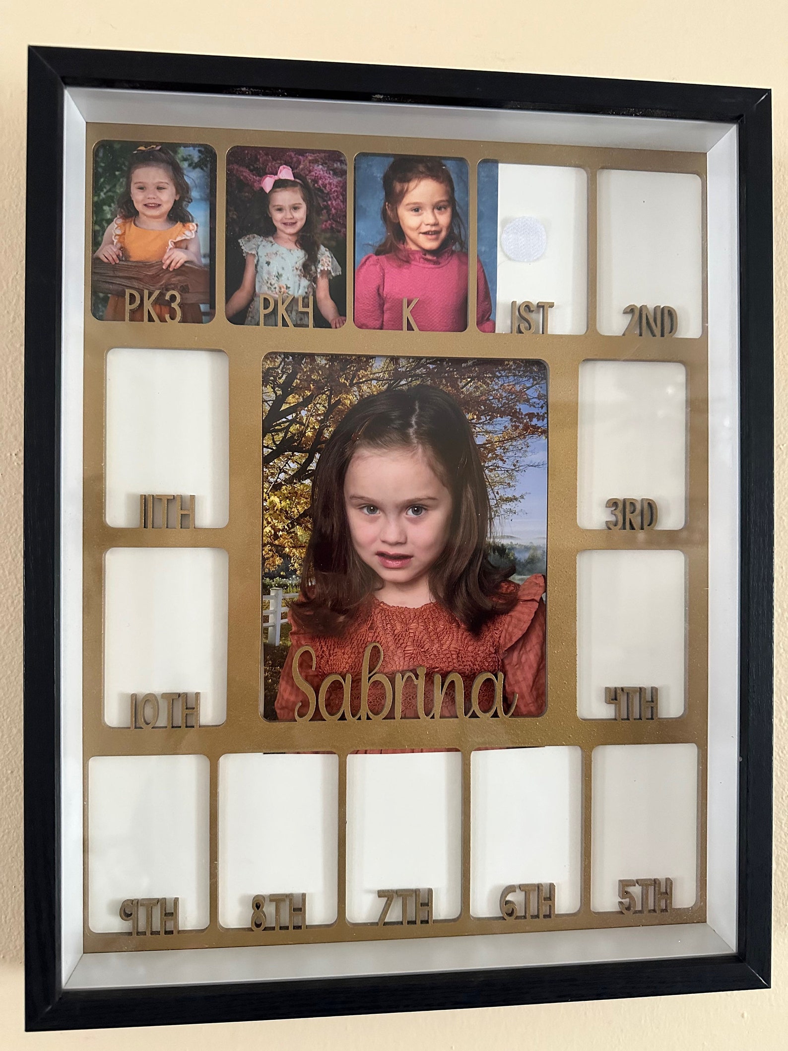 Custom PK1, PK2 or PK3, PK4-12 Photo Frame for Children - K Through ...