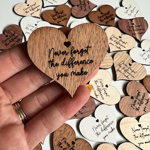 Teacher Appreciation Tokens - Never Forget the Difference You Make ...