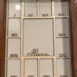 Custom First Year Photo Frame for Babies - Monthly Milestones Month 1 ...