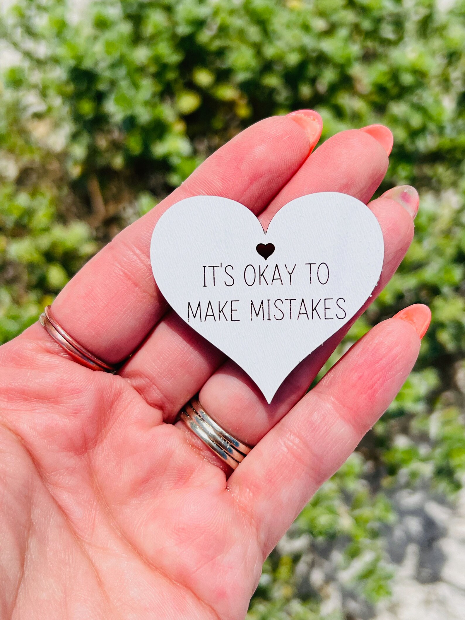 Self Esteem Tokens - Never Give Up, It's Okay to Make Mistakes, Choose ...