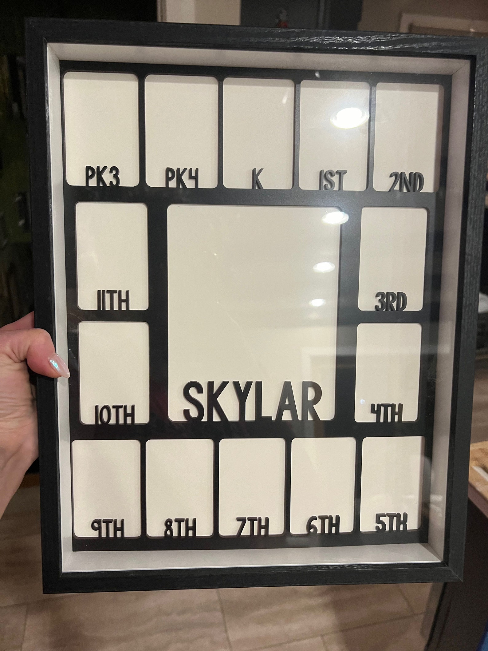 Custom PK1, PK2 or PK3, PK4-12 Photo Frame for Children - K Through ...