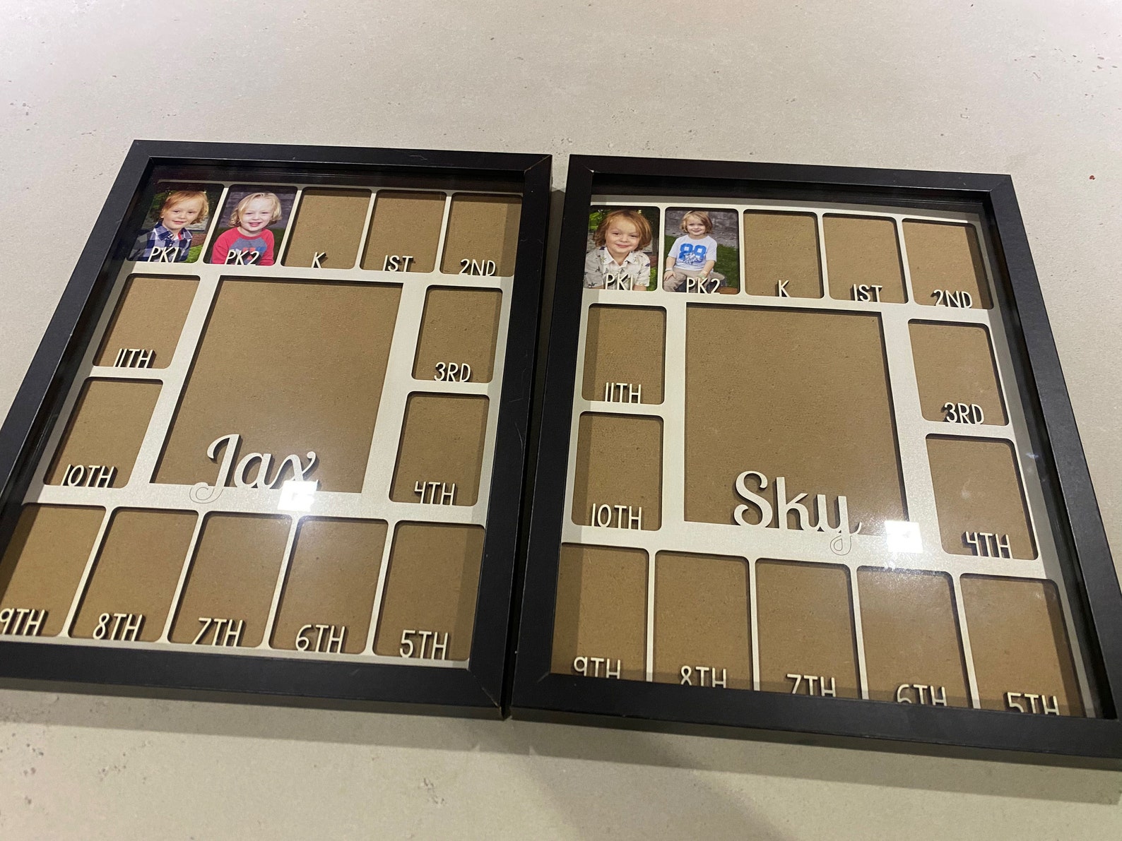 Custom PK1, PK2 or PK3, PK4-12 Photo Frame for Children - K Through ...