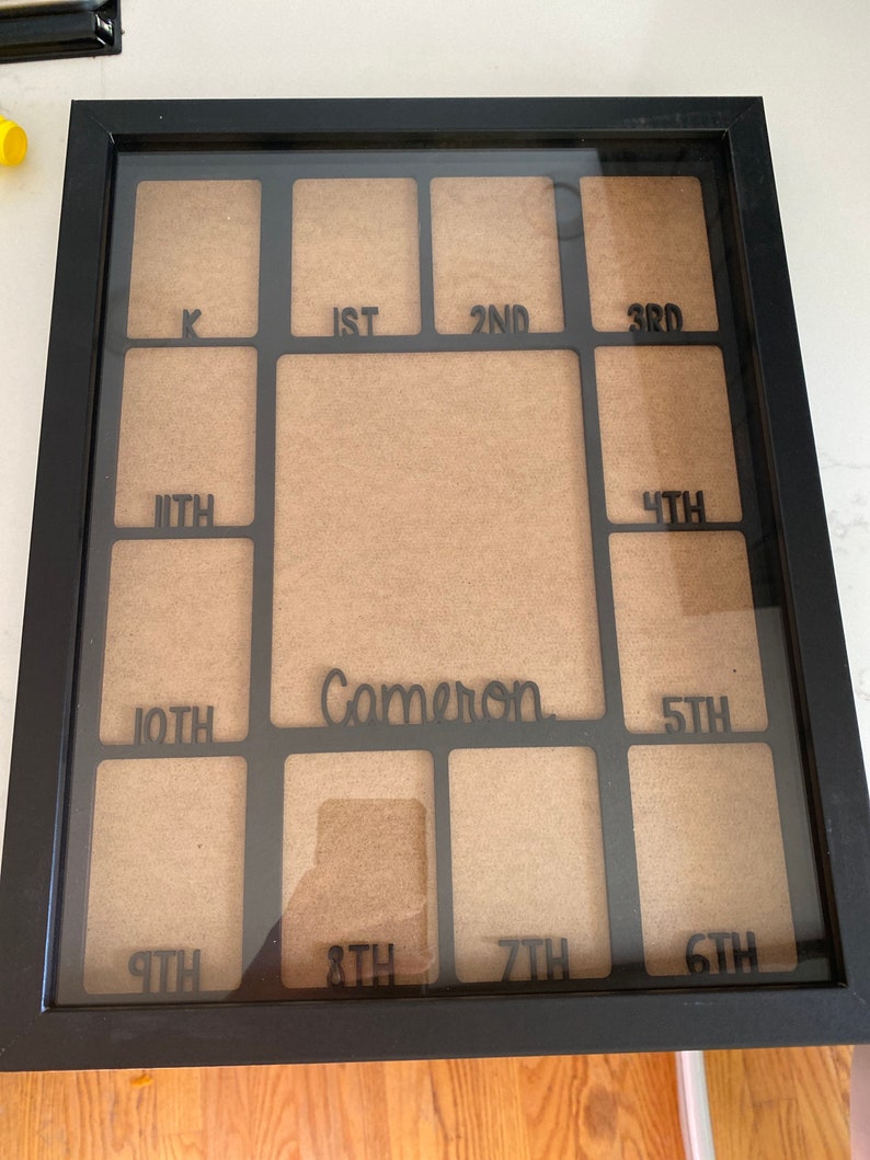 Custom K-12 Photo Frame for Children K Through Graduation | Etsy