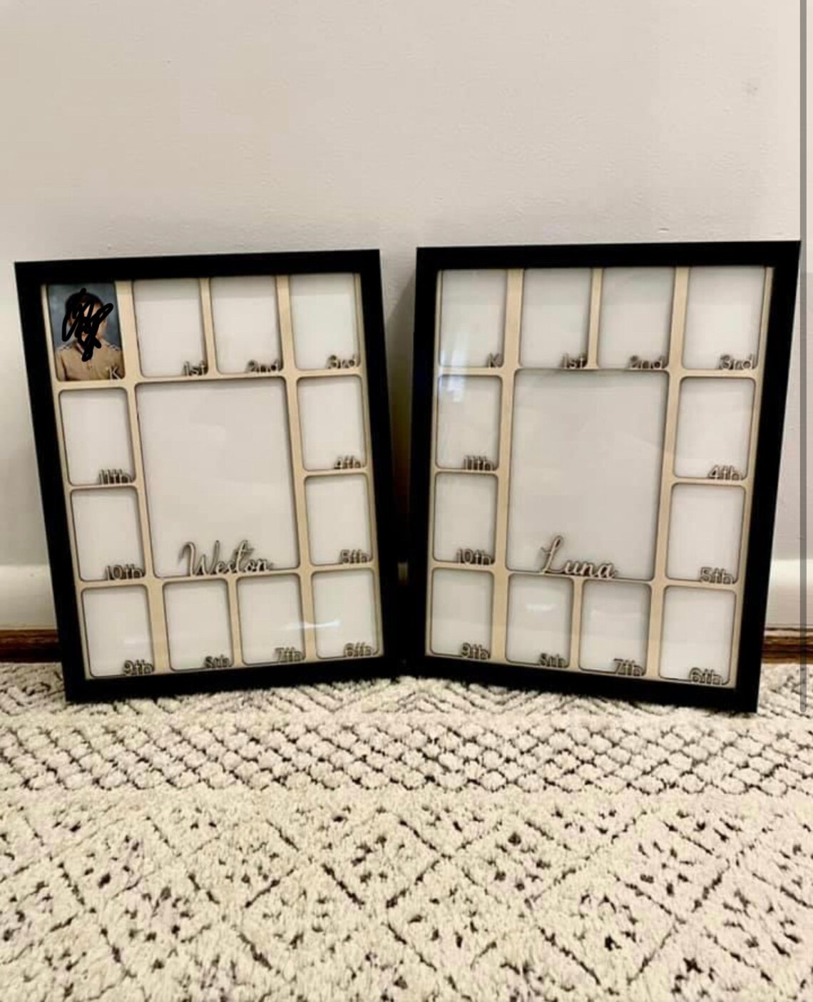 Custom K-12 Photo Frame for Children K Through Graduation | Etsy