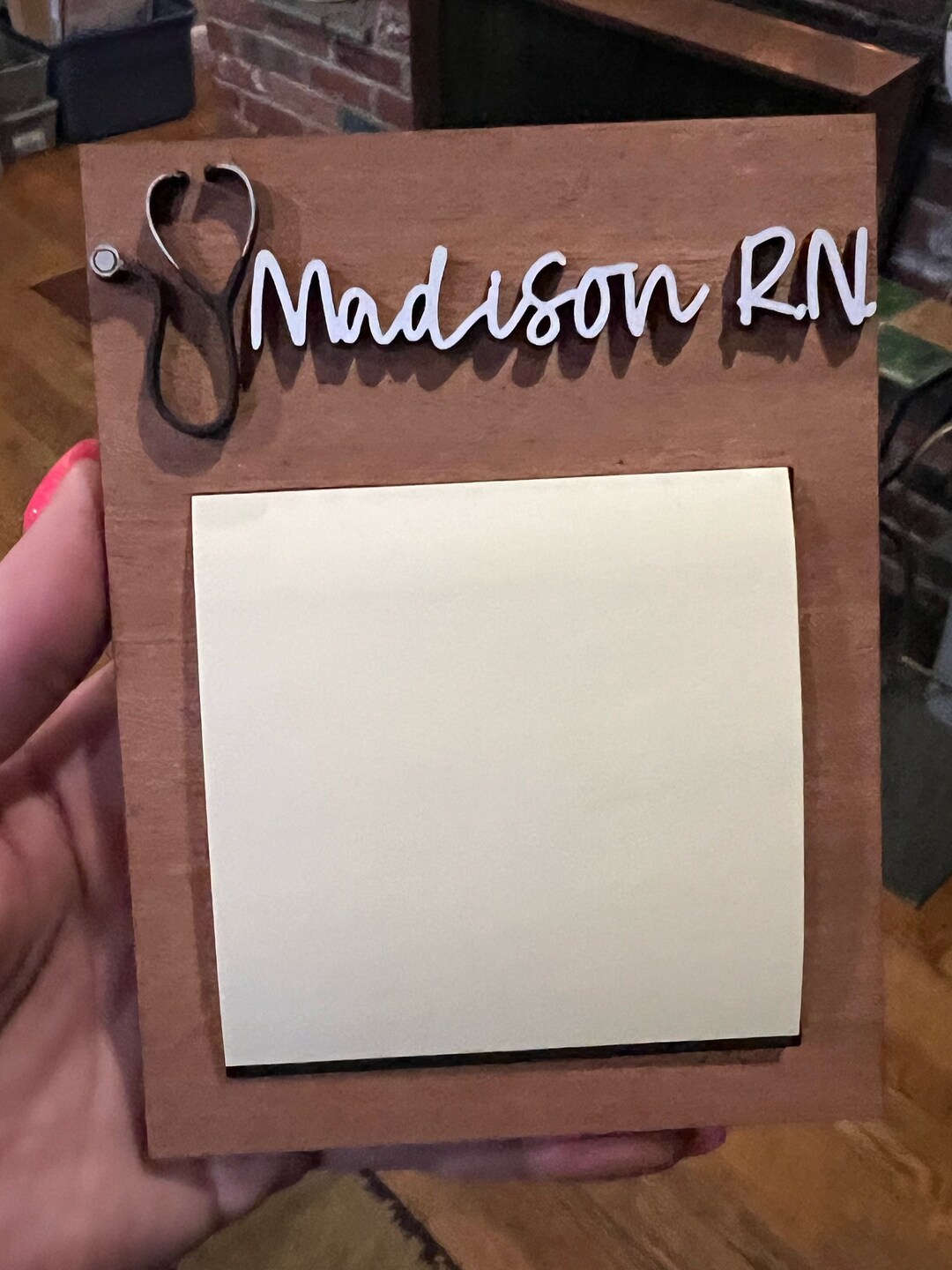 Doctor Appreciation Sticky Notepad Holder- Great Desk Organizer Gift ...