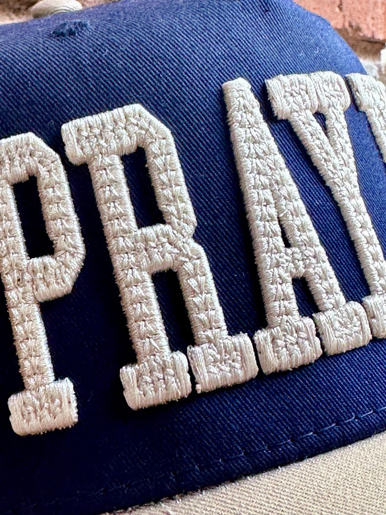Pray Big 3D Puff Embroidered Hat - Etsy