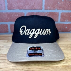 Daggum 3D Puff Embroidered Hat, Funny Hats - Etsy