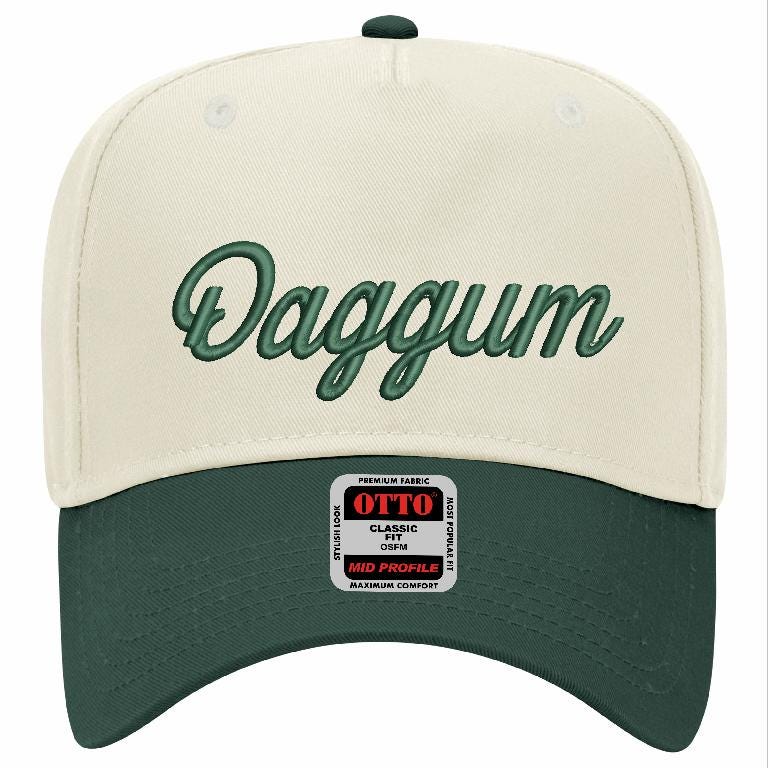 Daggum 3D Puff Embroidered Hat, Funny Hats - Etsy