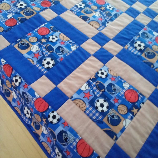 Sports Quilt Pattern - Etsy