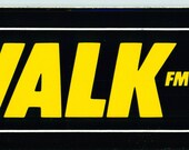 WALK 97.5 Bumper Sticker 90s Vintage Adult Contemporary FM - Etsy