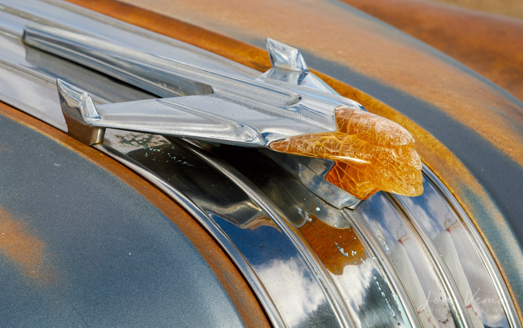 Pontiac Chieftain Hood Ornament Photograph, Pontiac, Chieftain, 1950's ...