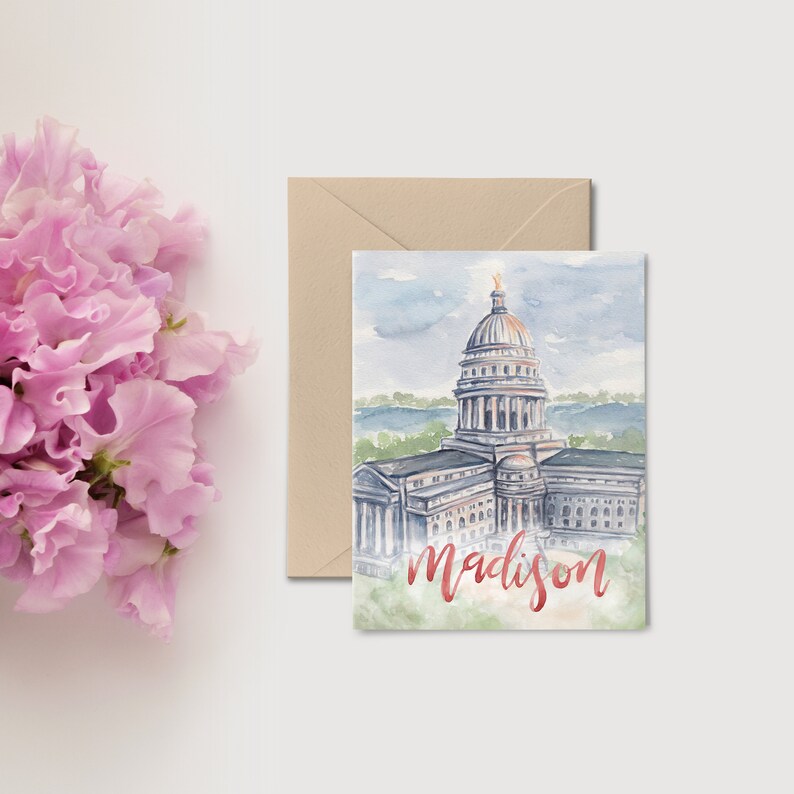 Madison Card Collection Madison Wisconsin Greeting Cards - Etsy