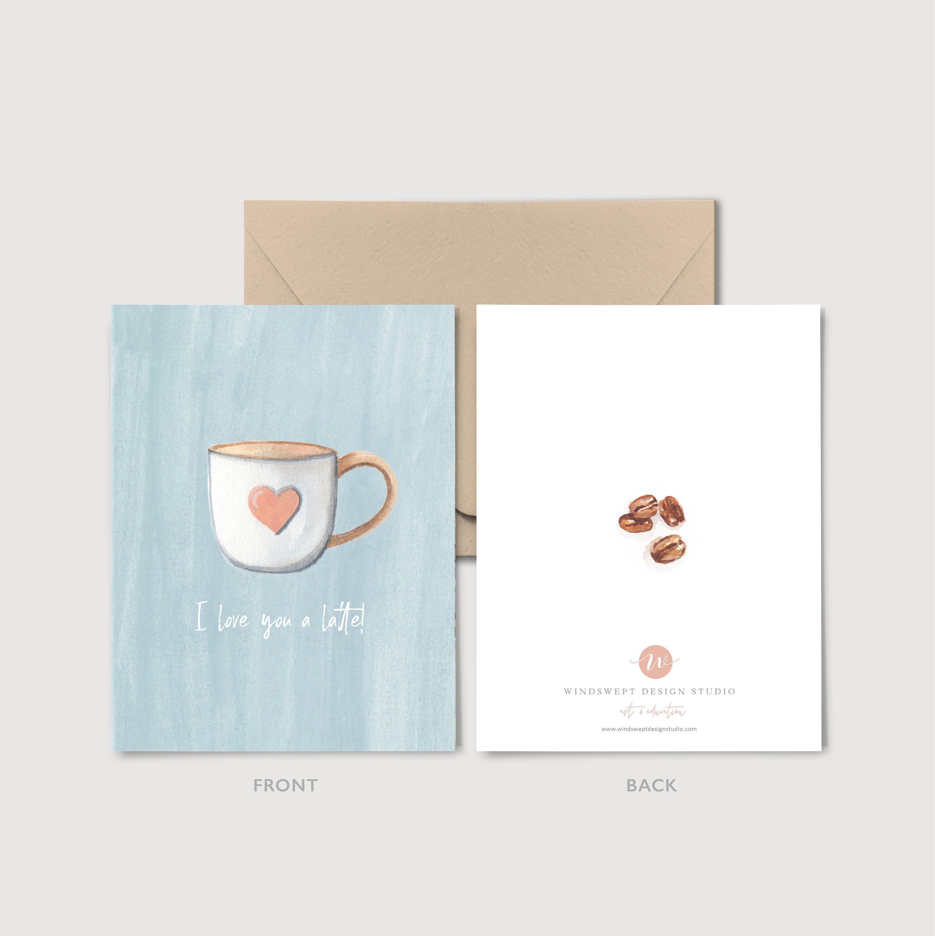 I Love You a Latte Valentine's Day Card Coffee Mug - Etsy