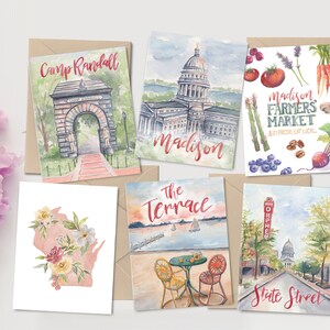 Madison Card Collection Madison, Wisconsin Greeting Cards Boxed Card ...