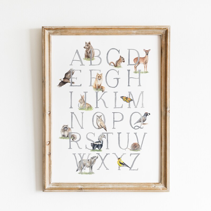 Woodland Wall Art - Etsy