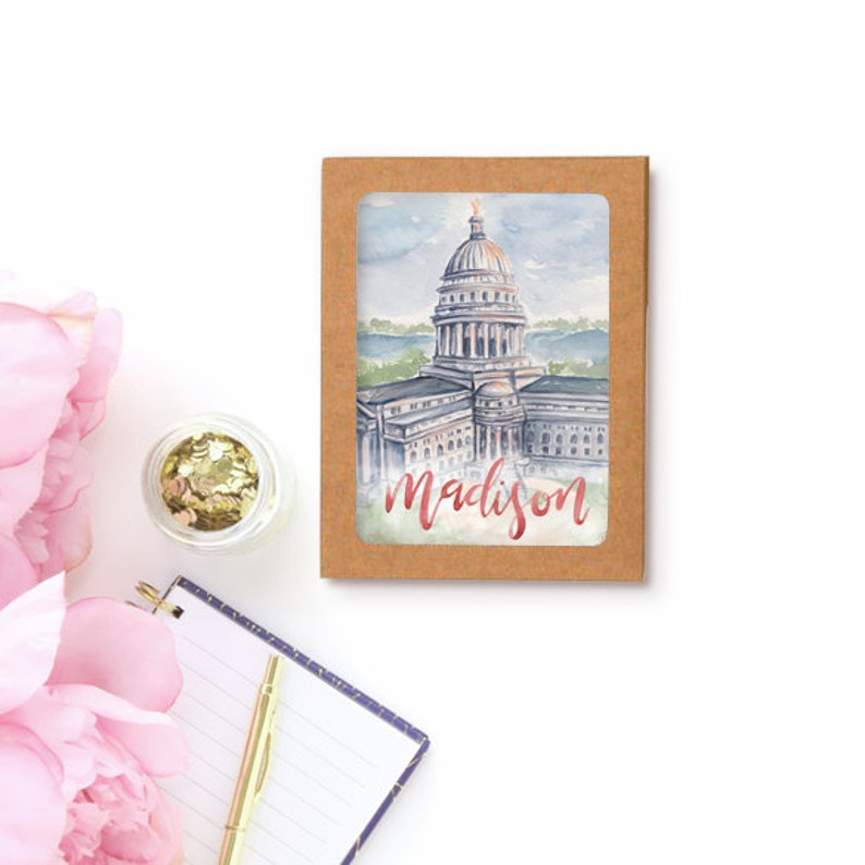 Madison Card Collection Madison Wisconsin Greeting Cards - Etsy