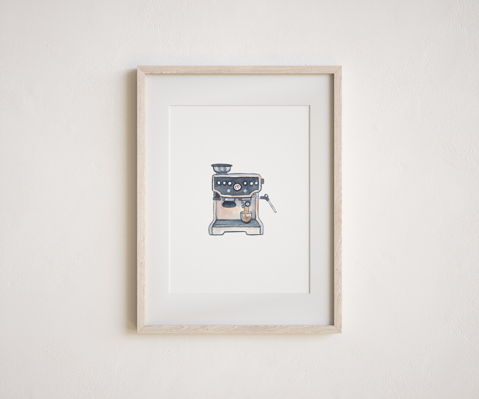 PRINTABLE Espresso Machine Art Print - Coffee Print - Coffee Art ...