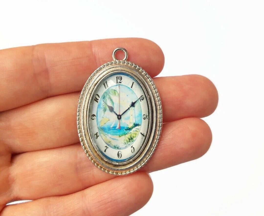 Miniature Wall Clock Dollhouse 1/6 Dollhouse Wall Decor Dollhouse ...